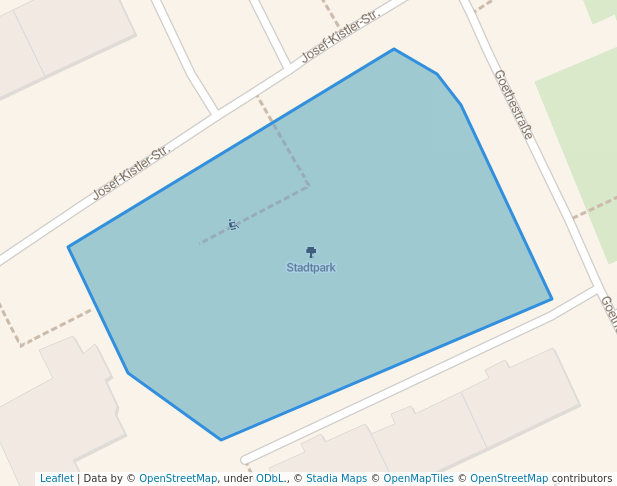 Stadtpark in Germering | Map and Routes