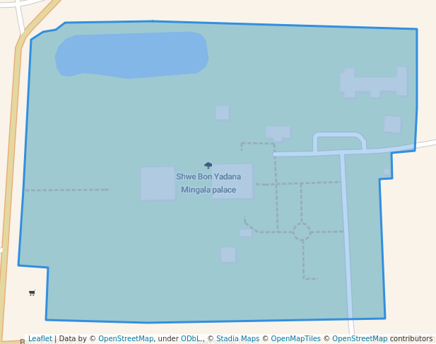 Shwe Bon Yadana Mingala palace in Shwebo | Map and Routes
