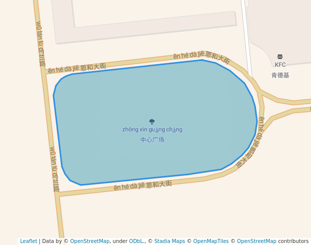 中心广场 in Wu Lan Cha Bu Shi | Map and Routes
