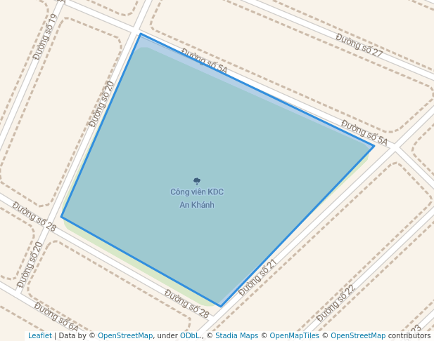 Công viên KDC An Khánh in Can Tho | Map and Routes