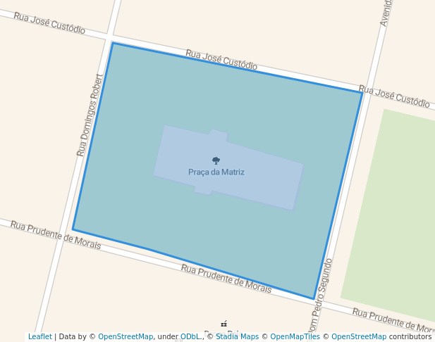 Praça da Matriz in Ibitinga | Map and Routes