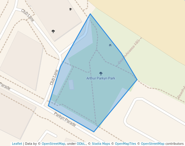 Arthur Parkyn Park in Mooloolaba | Map and Routes