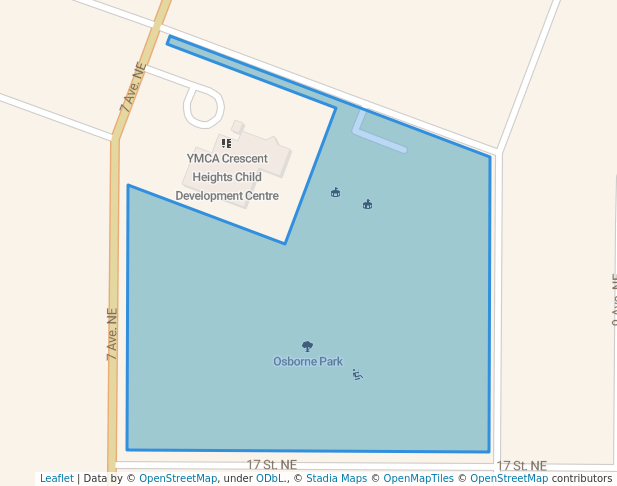 Osborne Park in Medicine Hat | Map and Routes