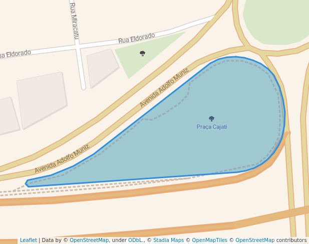 Praça Cajati in Cajati | Map and Routes