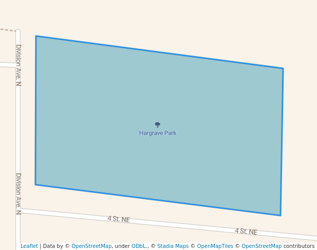 Hargrave Park in Medicine Hat | Map and Routes