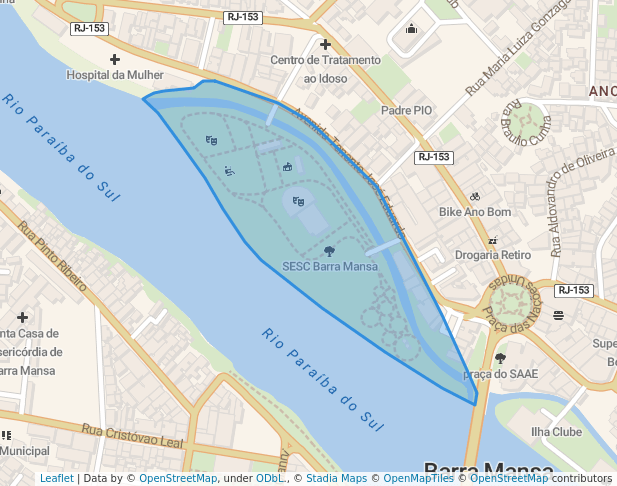 SESC Barra Mansa in Barra Mansa | Map and Routes