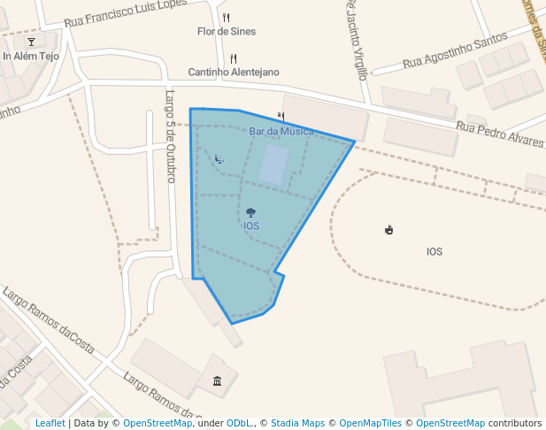 IOS in Sines | Map and Routes