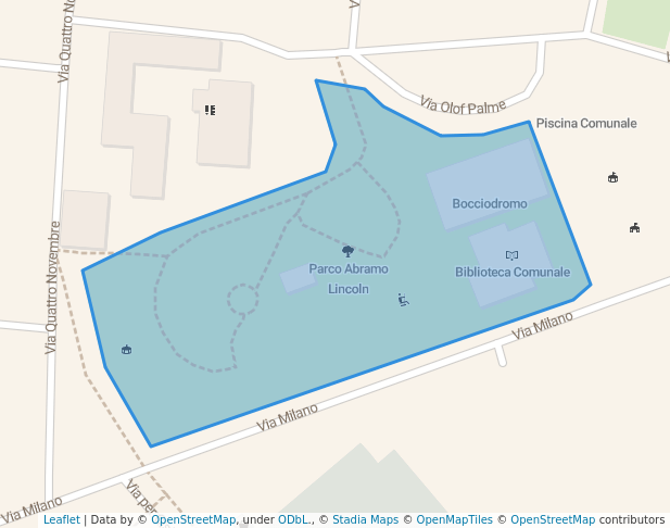 Parco Abramo Lincoln in Vittuone | Map and Routes