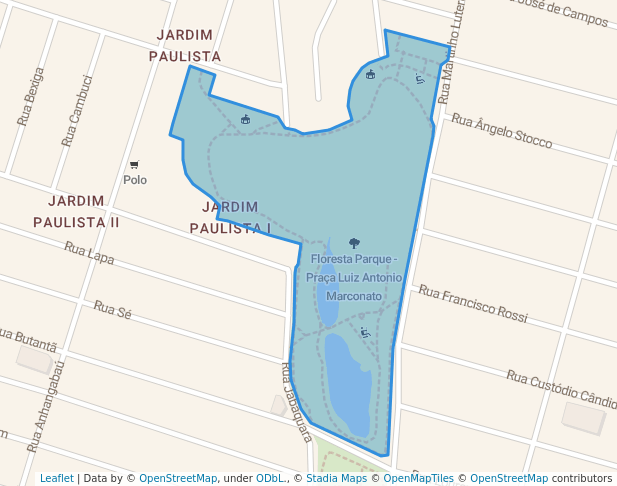 Floresta Parque in Indaiatuba | Map and Routes
