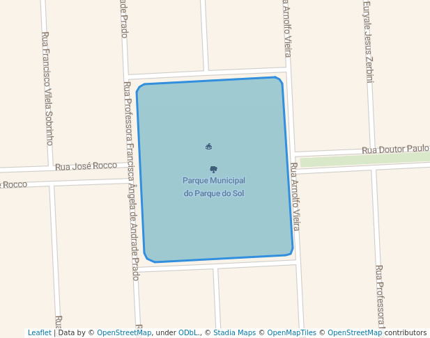 Parque Municipal do Parque do Sol in Guaratinguetá | Map and Routes