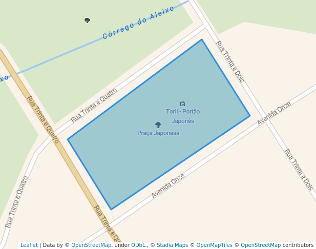 Praça Japonesa in Barretos | Map and Routes