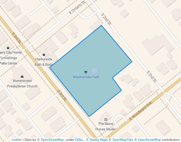 Westminster Park in Rogers City | Map and Routes