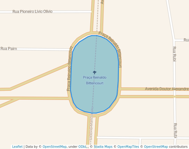 Praça Reinaldo Bittencourt in Maringá | Map and Routes