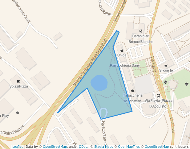 Parco Chico Mendes in Ancona | Map and Routes