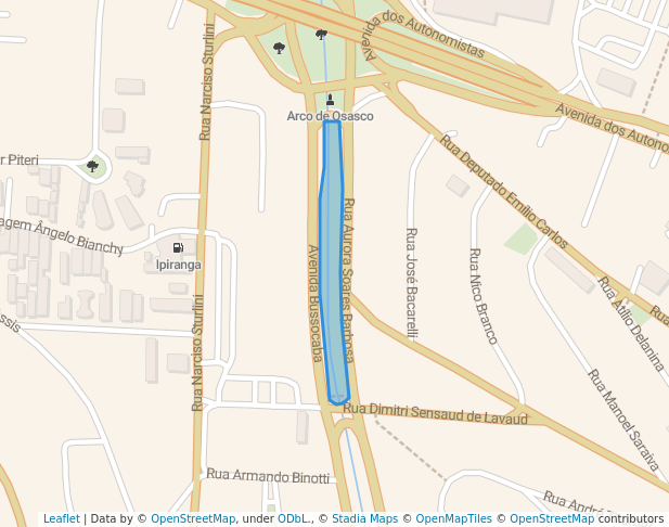 Praça Rosa Missiano Ribeiro in Osasco | Map and Routes