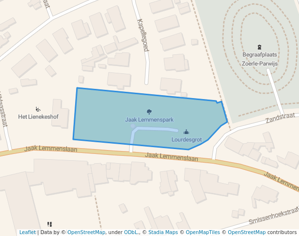 Jaak Lemmenspark in Westerlo | Map and Routes