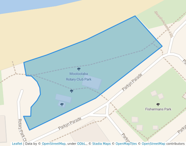 Mooloolaba Rotary Club Park in Mooloolaba | Map and Routes