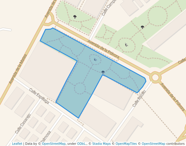 Parque infantil in Rota | Map and Routes