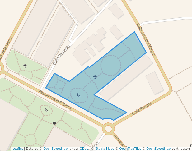 Parque infantil in Rota | Map and Routes