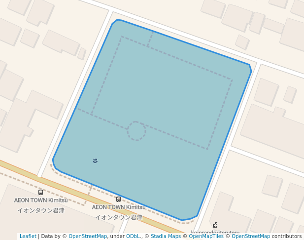 Nakano West Park in Kimitsu | Map and Routes