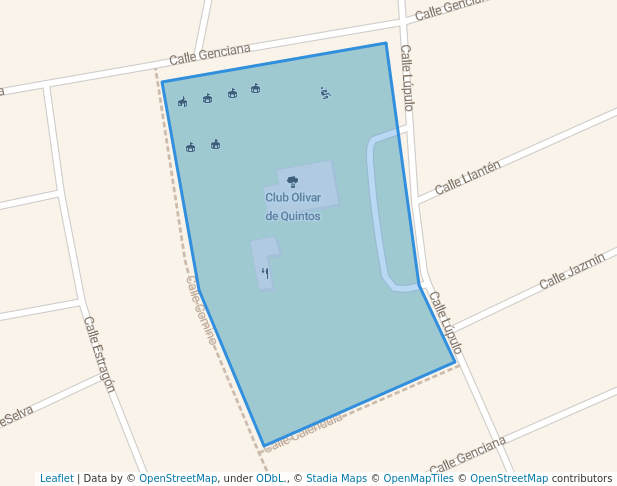 club olivar de quintos in Montequinto | Map and Routes
