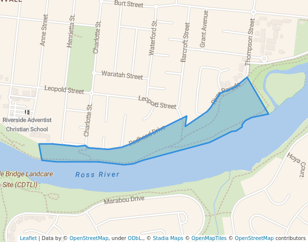 Riverview Park in Aitkenvale | Map and Routes