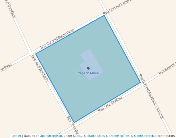 Praça do Museu in Tatuí | Map and Routes