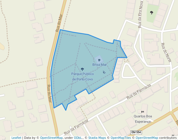 Parque Público de Porto Covo in Sines | Map and Routes