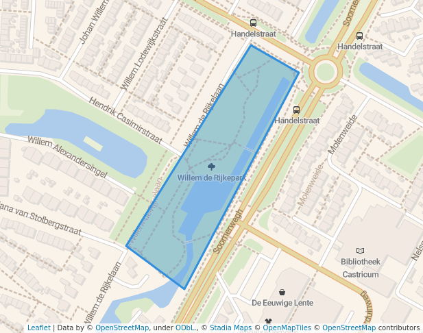 Willem de Rijkepark in Castricum | Map and Routes