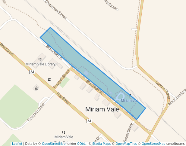 Alf Larson Park in Miriam Vale | Map and Routes