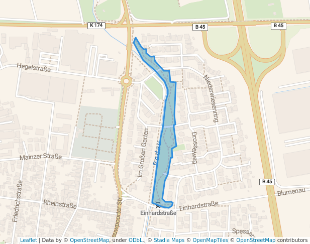 Rodgaupark in Rodgau | Map and Routes