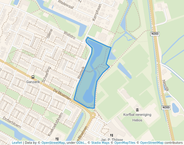 Park Noord-End in Castricum | Map and Routes