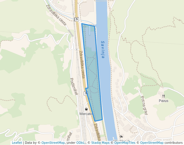Laško Park in Laško | Map and Routes
