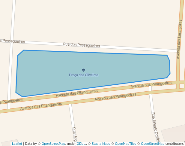Praça das Oliveiras in Bauru | Map and Routes