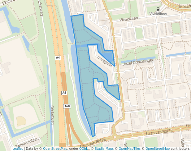 Groenoord Park in Schiedam | Map and Routes