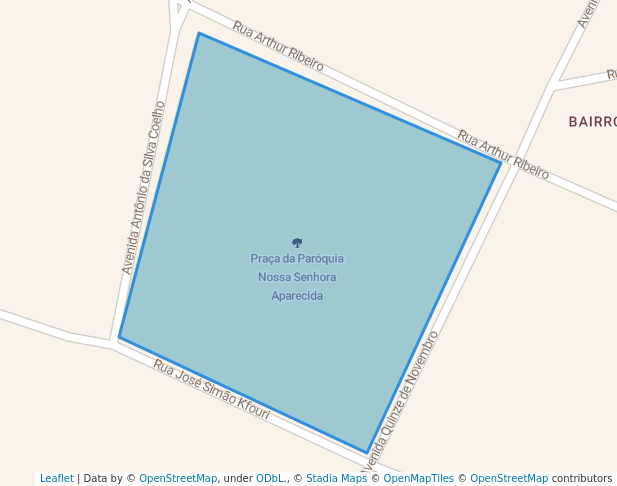 Praça da Paróquia Nossa Senhora Aparecida in Matão | Map and Routes