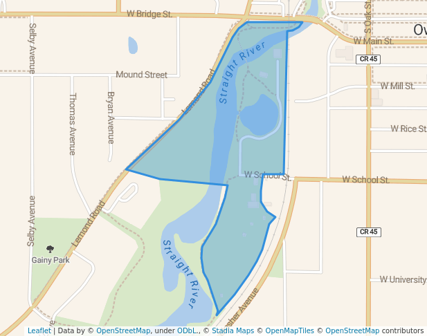 Morehouse Park in Owatonna | Map and Routes