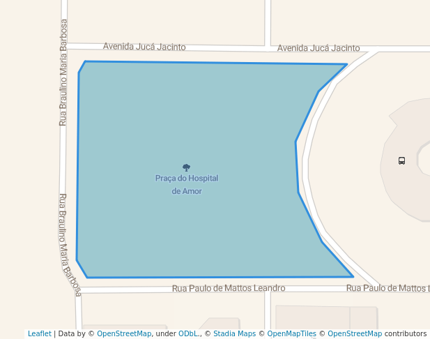 Praça do Hospital de Amor in Barretos | Map and Routes