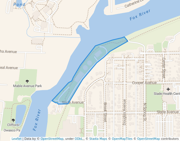 Slade Avenue Park in Elgin | Map and Routes
