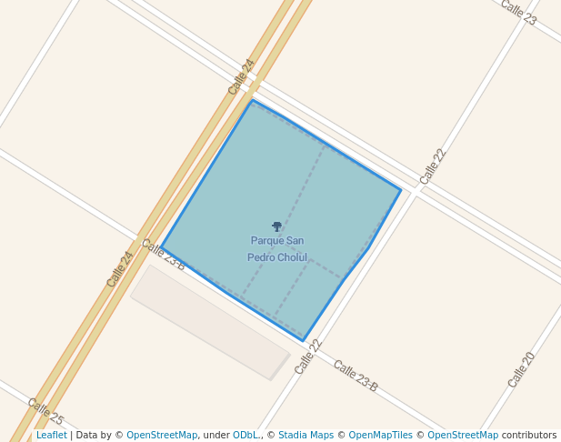 Parque San Pedro Cholul in Mérida | Map and Routes