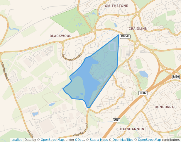 Broadwood Nature Reserve in Cumbernauld | Map and Routes