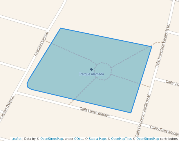 Parque Alameda in León | Map and Routes