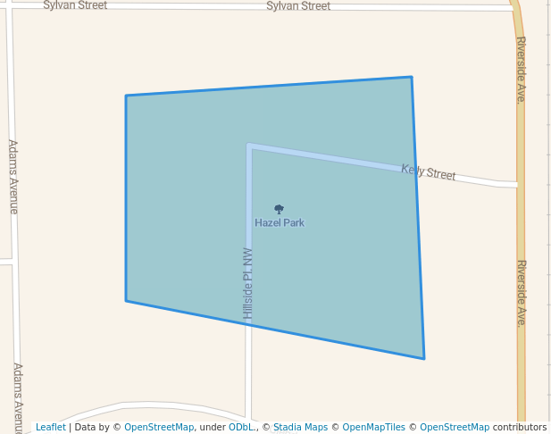 Hazel Park in Owatonna | Map and Routes