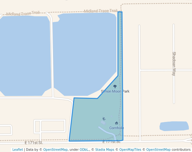 Simon Moon Park in Westfield | Map and Routes