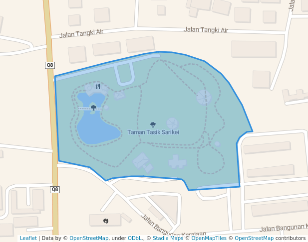 Taman Tasik Sarikei in Sarikei | Map and Routes