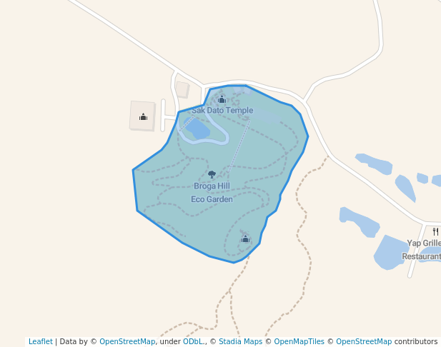 Broga Hill Eco Garden in Lenggeng | Map and Routes