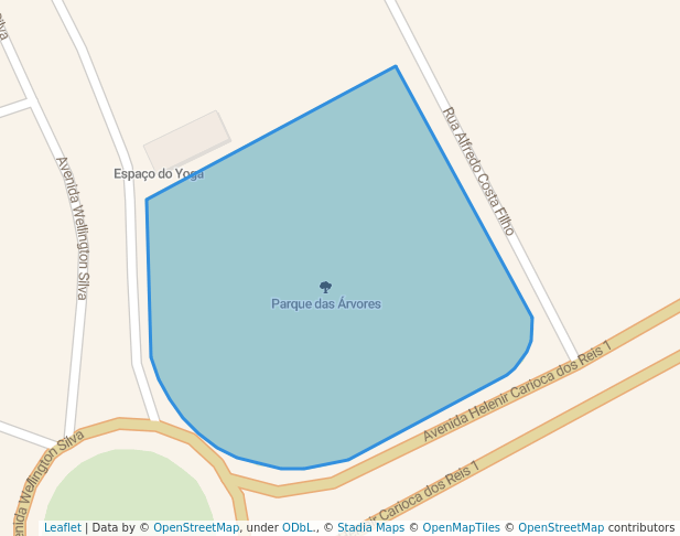 Parque das Árvores in Guaratinguetá | Map and Routes