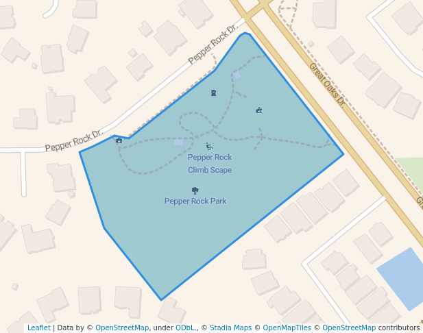 Pepper Rock Park in Austin | Map and Routes