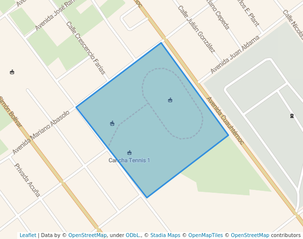 Unidad Deportiva Sabinas, Coahuila in Sabinas | Map and Routes