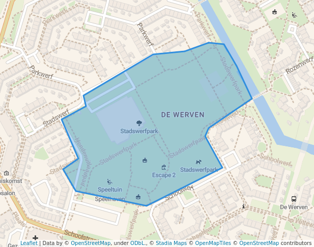 Stadswerfpark in Almere | Map and Routes